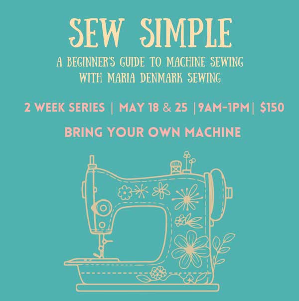 SEWING CLASSES for ADULTS | Sewing Life by MariaDenmark